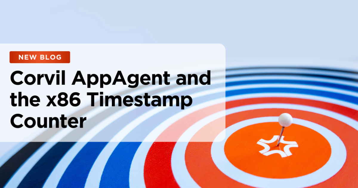 Corvil AppAgent and the x86 Timestamp Counter | Pico